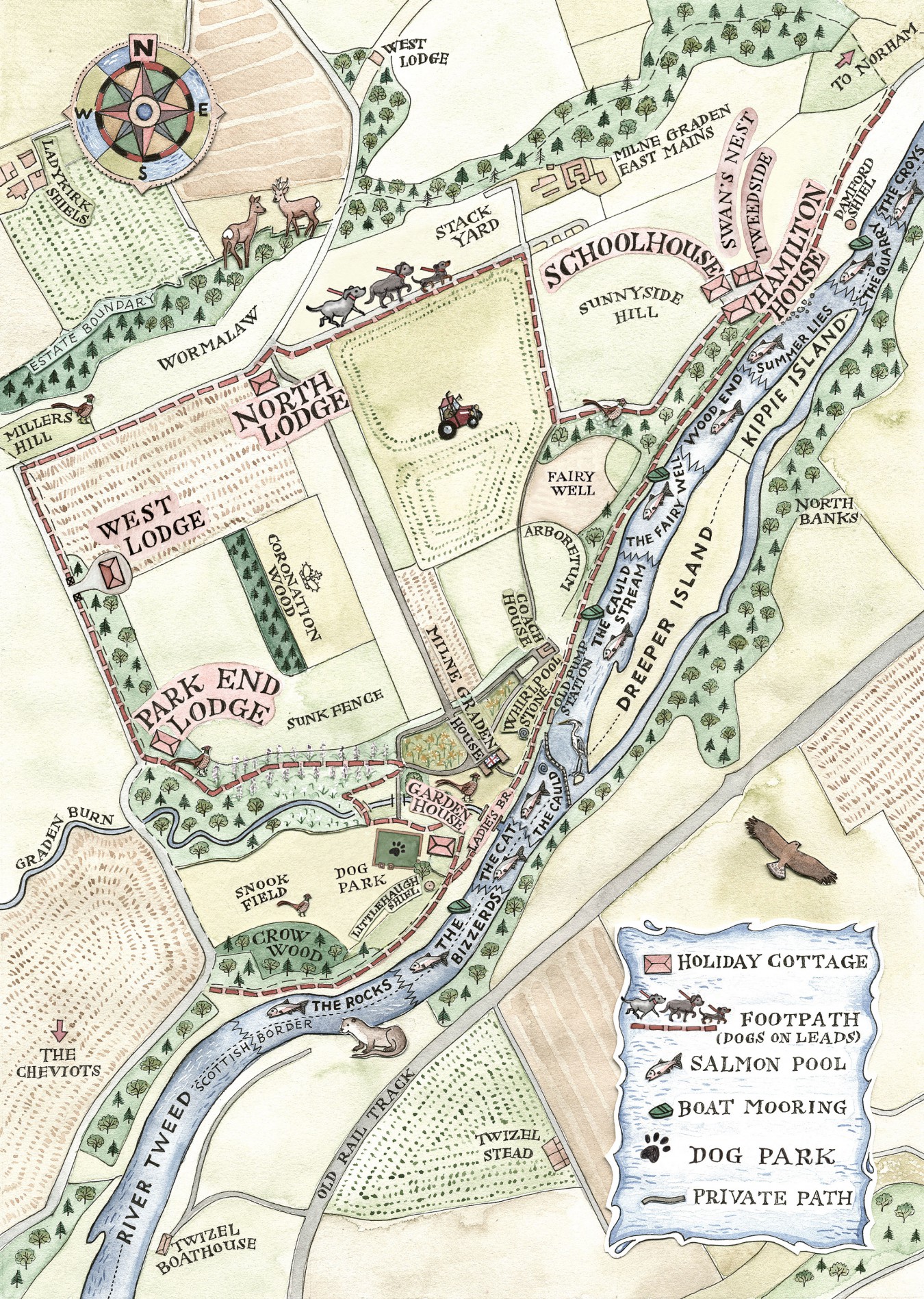 Estate - Milne Graden Fishing